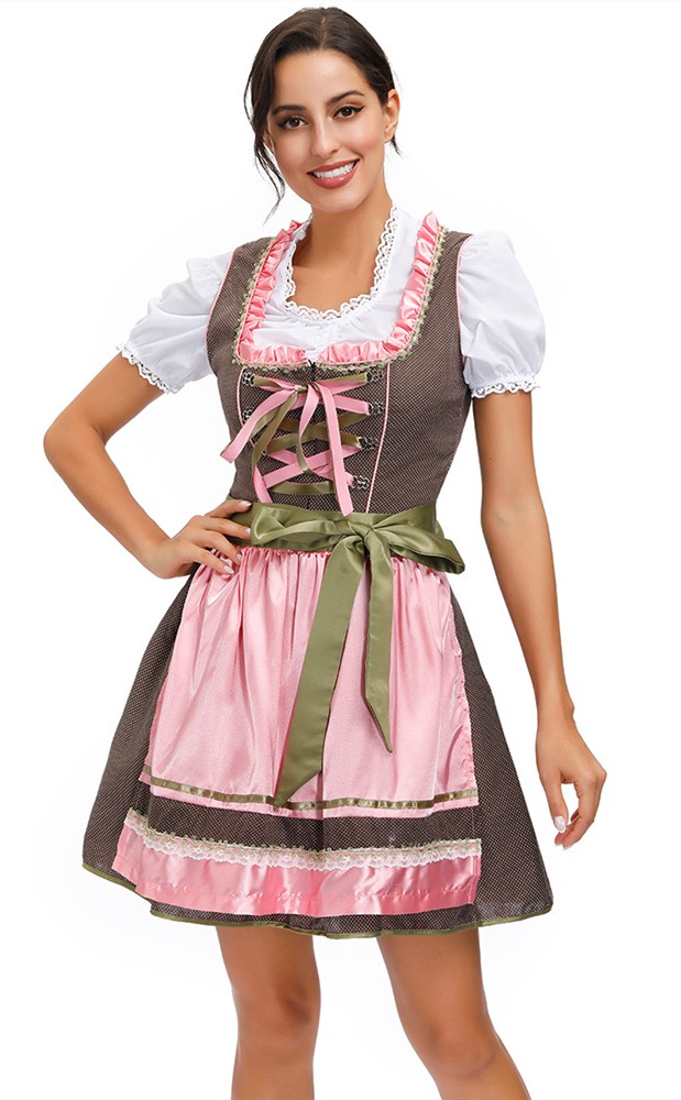 Halloween Flirty Fraulein Oktoberfest Outfit Fancy Dress Sexy Costume